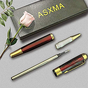 Set Fancy Ballpoint Pen Extra 0.7 mm Pen Core with Black Ink for Pendant Signature and Writing,Come with Nice Gift Box for Colleagues, Friends, Business Gift,Office Supplies