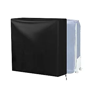 Qwork Universal Rollaway Bed Cover, 40" x 13" x 41", Thickened Storage Cover for 38 in Folding Cot Bed, Water & Dust Resistant, with 600D Fabric Zipper, Folding Bed Storage Cover Bed Protector