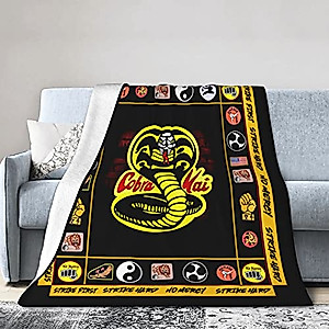 Snake Blanket Ultra-Soft Comfortable Throw Blanket Flannel Blankets Fits Couch Bed Sofa for All Season 50"x40"