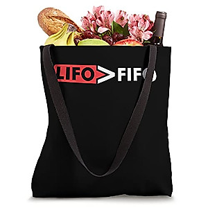 LIFO > FIFO Accountant Controller CPA Bookkeeper Funny Cute Tote Bag