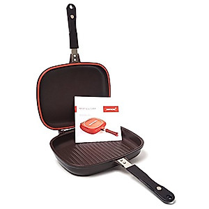 Happycall Double Grill Pan Korean Original Model JUMBO Size (BROWN)
