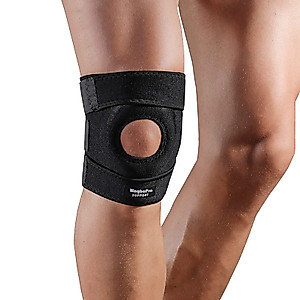BingboPro® Adjustable Knee Brace For Knee Pain Relief, Knee Support Wrap for Women Men,Knee Compression With Open Patella Stabilizer Knee Pad For Meniscus Tear,Arthritis,ACL,Injury,Running,Working out