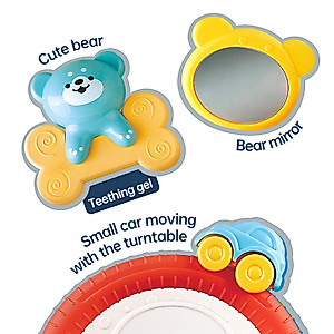 Baby car toys with steering wheel center for play and kick (Car)