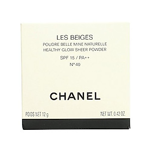 Chanel Les Beiges Healthy Glow Sheer Powder SPF 15 No.40, 0.42 Ounce
