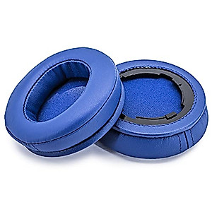 Ear Pads Compatible with WaveSound 3 Headphones, Protein Leather/Memory Foam Ear Cushions (Blue)