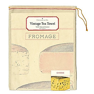 Cavallini Papers & Co, Inc. Cheese, Multi Tea Towel