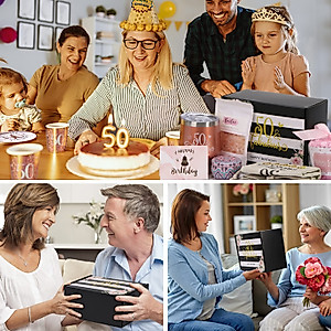 50th Birthday Gifts for Women, 50 and Fabulous Gifts For Women Turning 50, Funny 50 Years Old Birthday Gift Ideas For Mom Sister Best Friends Wife Coworker Aunt, Cool Bday Gifts for 50 Year Old Woman