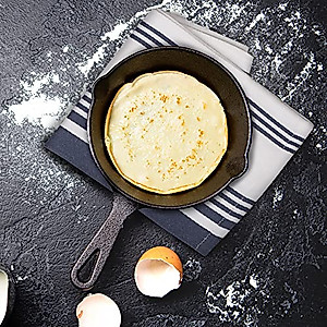 Urban Villa Kitchen Towels (20x30 Inches 6 Pack) Extra Large Premium Dish Towels for Kitchen Blue & White Dish Cloths Highly Absorbent 100% Cotton Kitchen Hand Towels with Hanging Loop Tea Towels