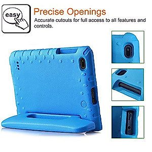 TIRIN Walmart Onn 8 Inch Tablet Case, Light Weight Shockproof Handle Friendly Convertible Stand Kids Case for Walmart Onn 8 inch Android Tablet 2019 Release Model ONA19TB002 NOT for 2020 Gen 2 - Blue