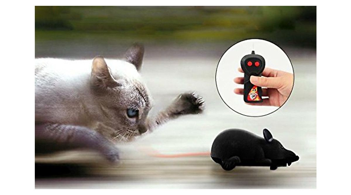 Giveme5 Wireless RC Fake Mouse - Fun Prank Toy