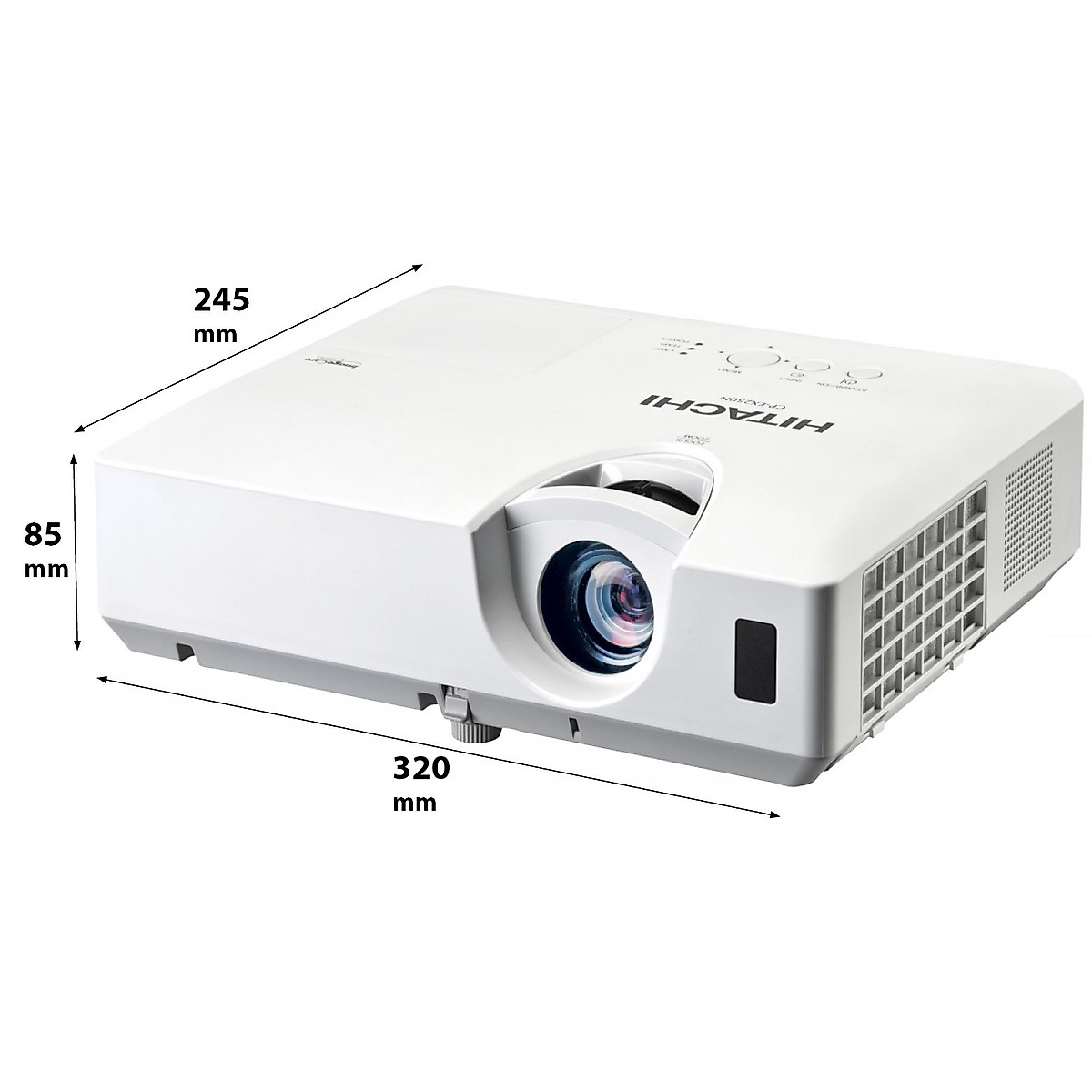 Hitachi XGA 2700 Lumen 3LCD Projector, Long Hour Lamp (CP-EX251N)
