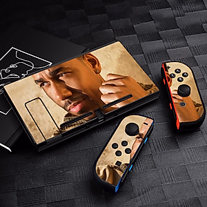 Romeo Santos Switch Controller Skin Sticker Wrap Full Set Protection Faceplate Console,Anime Game Protector Wrap Full Set Protective Faceplate Stickers