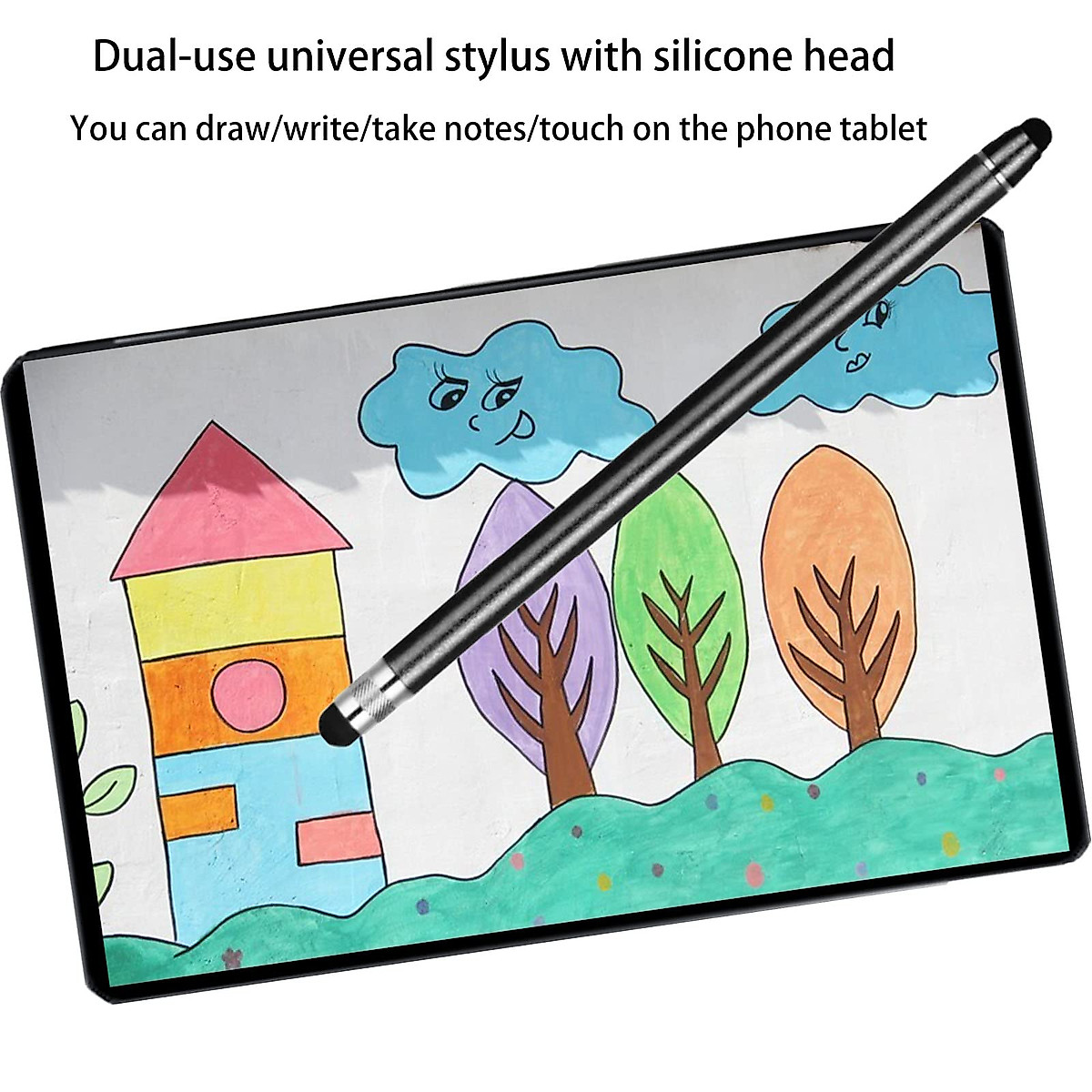 Stylus Pen for Touch Screens, 6-Pack Stylus Pens High Sensitivity & Precision Capacitive Stylus for iPhone/iPad Pro/Tablets/Samsung/Galaxy/PC