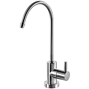 Express Water Modern Water Filter Faucet – Chrome – Drinking Water Faucet – Reverse Osmosis Filtration System and Kitchen Sink Beverage Faucet