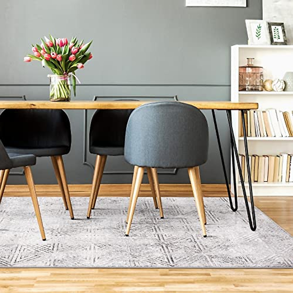 LUXE WEAVERS Florance Collection 86328 Vizon 8x10 Modern Geometric Area Rug