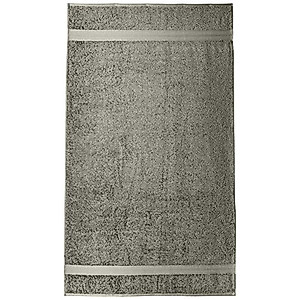 Amazon Basics Fade-Resistant Cotton Bath Towel - 4-Pack, Gray