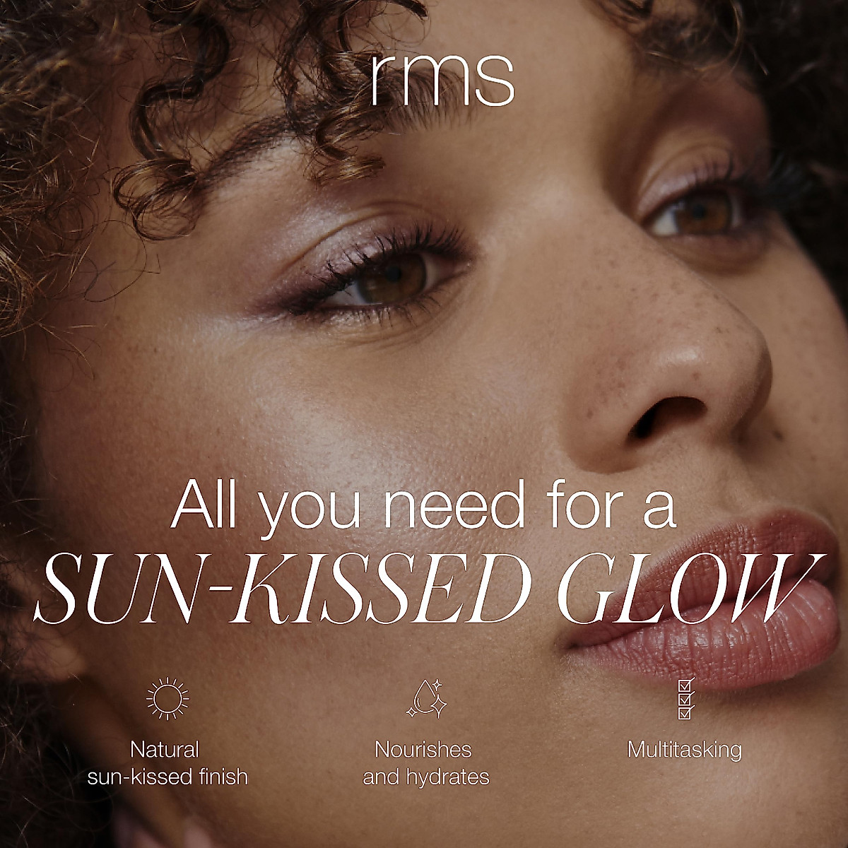 RMS Beauty Buriti Bronzer - Cream Bronzer, Face & Body Shimmer Bronzer & Highlighter, Face Glow Highlighter Makeup, Face Highlighter & Makeup Bronzer