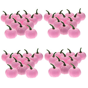 IMIKEYA 48 Pcs Artificial Pumpkin Mini Fake Pumpkins Halloween Centerpiece Small Pink Pumpkins Decorations Lifelike Pumpkins Simulation Pumpkin Decor Household Foam Little Pumpkin