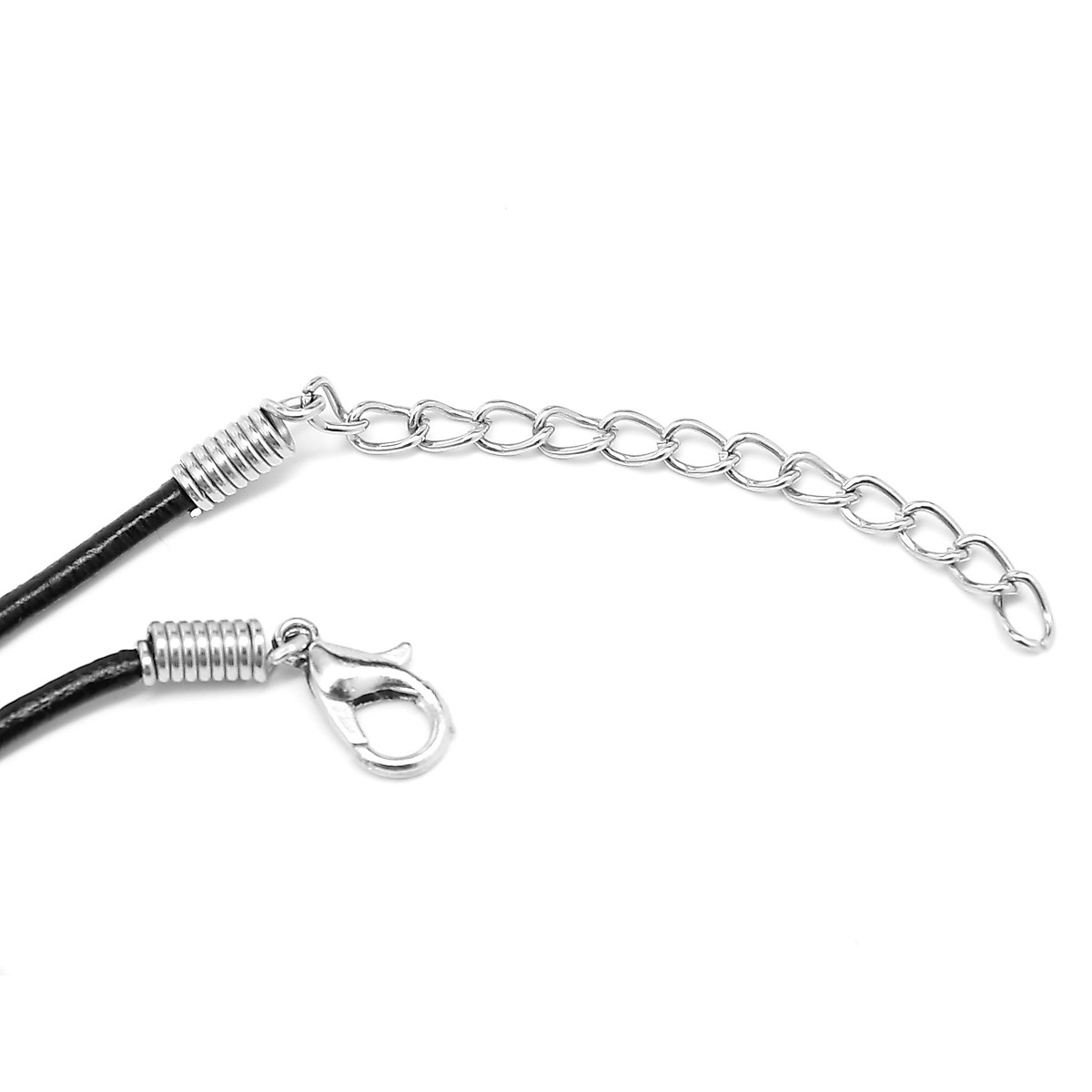 Trilogy Jewelry Pewter Bear Claw Paw Gay Pride LGBT Pendant, Black Necklace Cord with Clasp