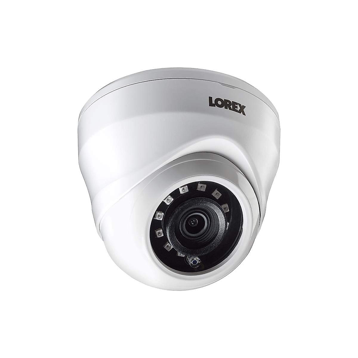 Lorex Technology LAE221 Indoor/Outdoor 1080p HD Analog MPX Security Dome Camera, 3.6mm, 130ft IR Night Vision, Works with Lorex MPX DVR, Camera Only, White,4PK (M.) (Renewed)
