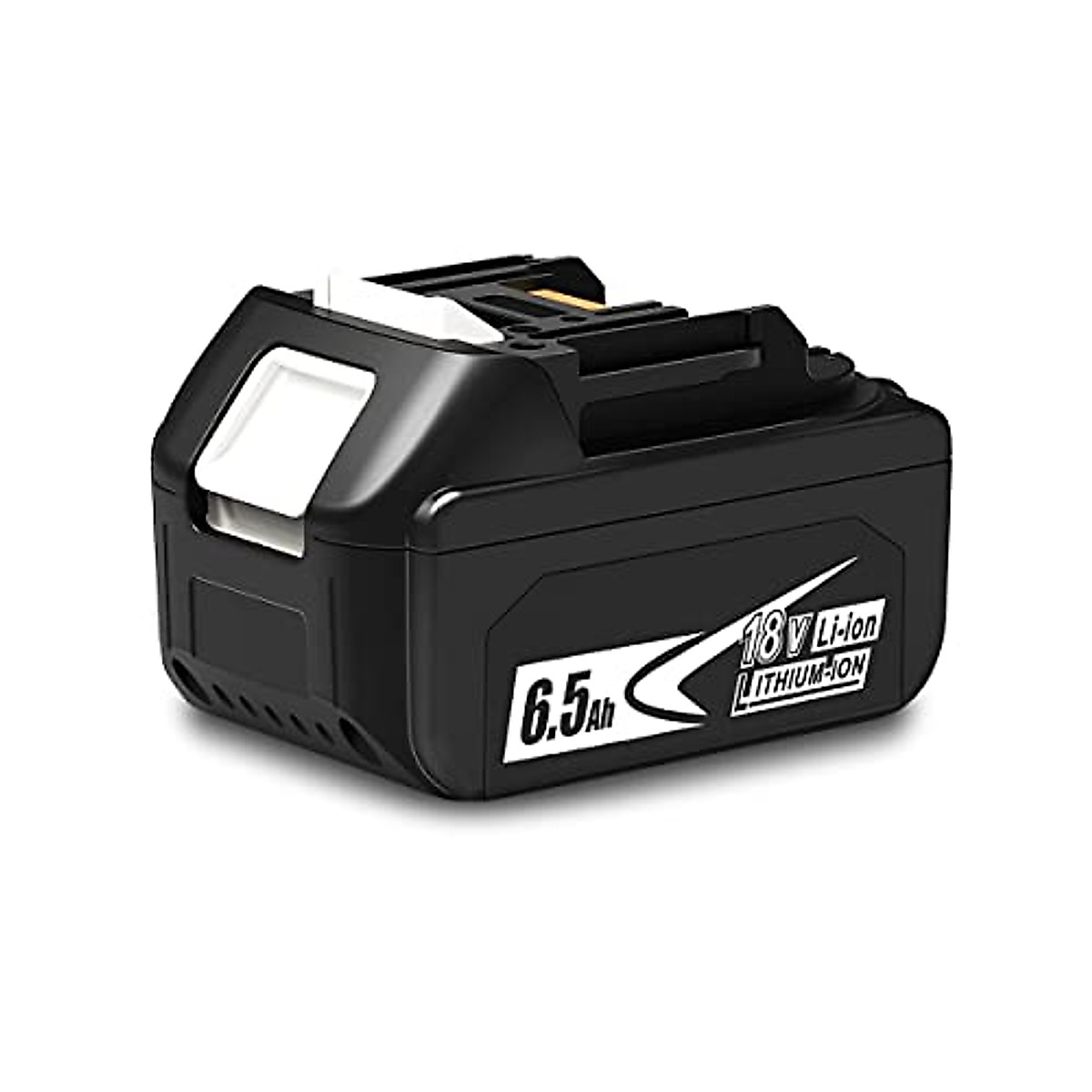 Atcuji 2 Pack 6.5Ah BL1860B 18V Battery Replace for Makita 18 Volts Battery 6.0Ah BL1860B 5.0Ah BL1850 4.0Ah BL1840, Compatible with Makita 18V Battery 6Ah 5Ah 4Ah