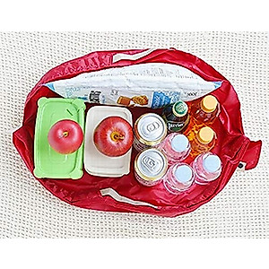 Marna S464OU Shupatto Compact Bag, M, Japanese Fan, Instantly Foldable, Eco Bag, Foldable, Durable, Japanese Pattern