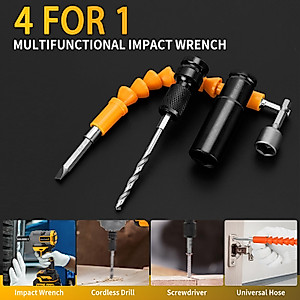 AwxryoX 1/2" 700N. m Compact Impact Gun, 516 Ft-lbs Cordless Pistola de Impacto High Torque w/ 2x4.0Ah Battery & Household Tool Accessories, Brushless Power Impact Wrench for Home Car Tire