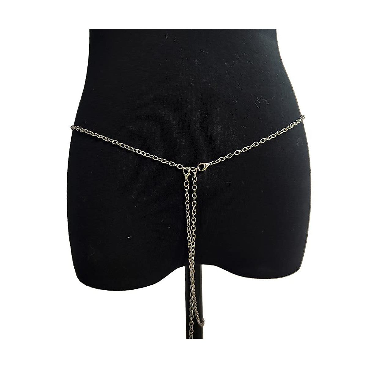 Women Sexy Rhinestone Waist Body Chain Crytal Sexy Best Slut Letter Pendant Belly Waist Chain T-string Thong Body Jewelry