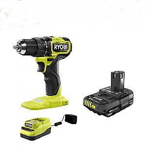 RYOBI 18V ONE+ HP Compact Brushless 1/2" Drill/Driver Kit With Battery & Charger