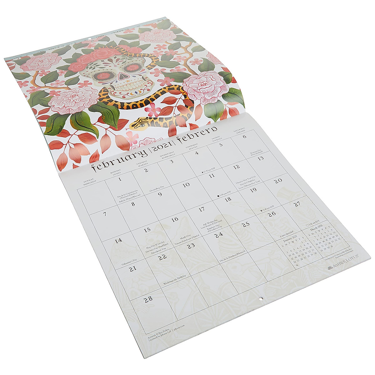 Day of the Dead 2021 Calendar