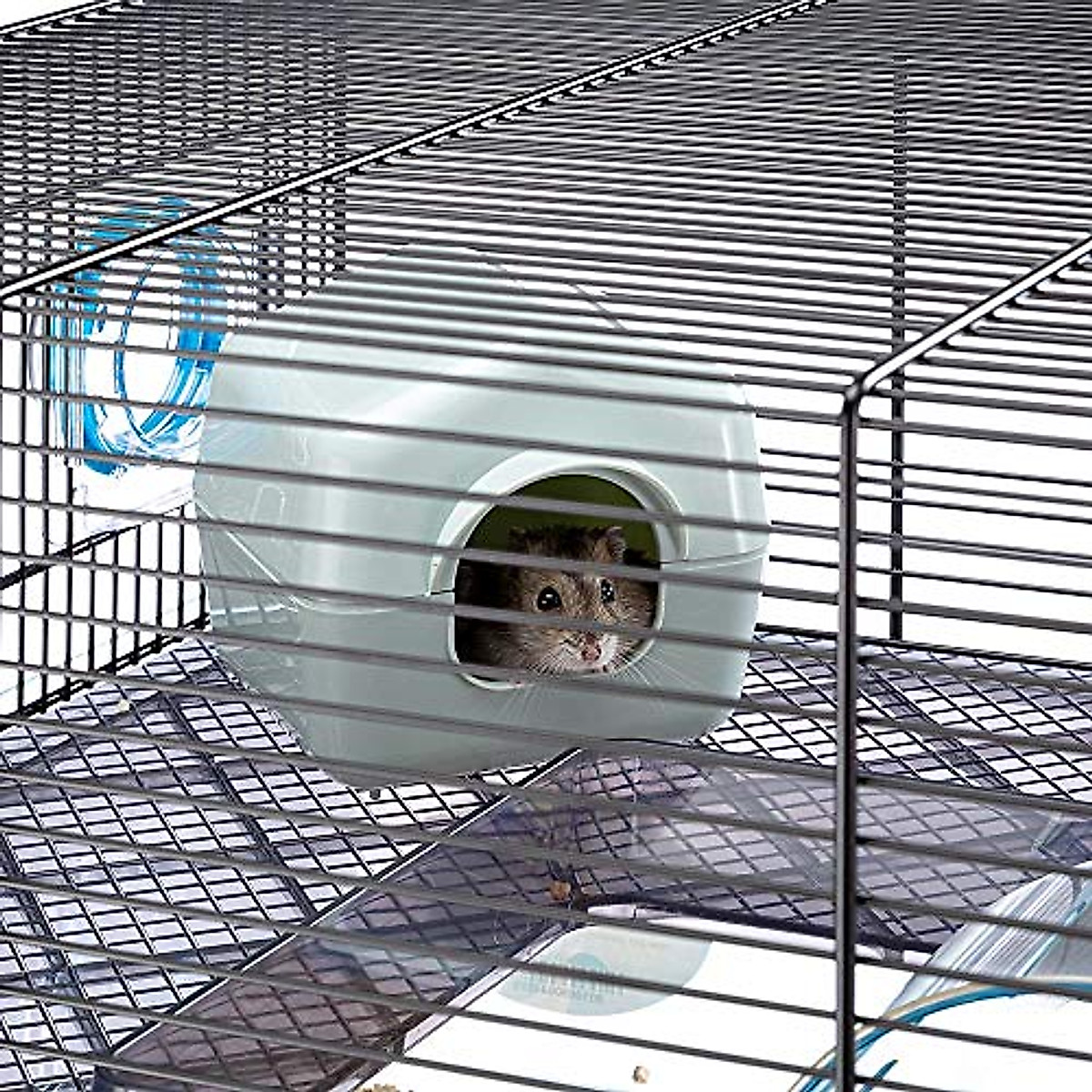 Favola Large Hamster Cage Includes Free Water Bottle, Exercise Wheel, Food Dish & Hamster Hide-Out Measures 23.6L x 14.4W x 11.8H-Inches & Includes 1-Year Manufacturer's Warranty