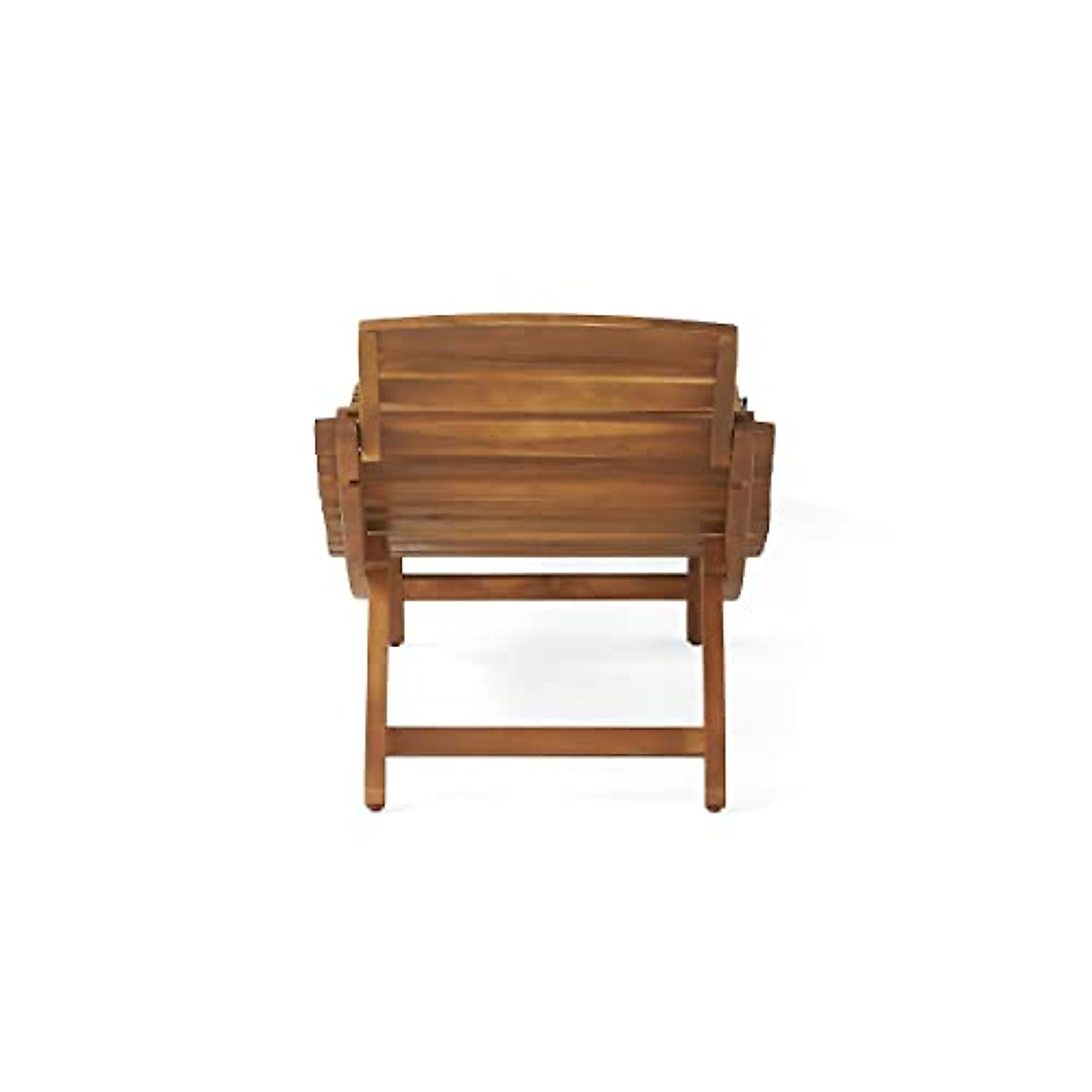 Christopher Knight Home Lahaina Wood Outdoor Chaise Lounge, Natural Yellow