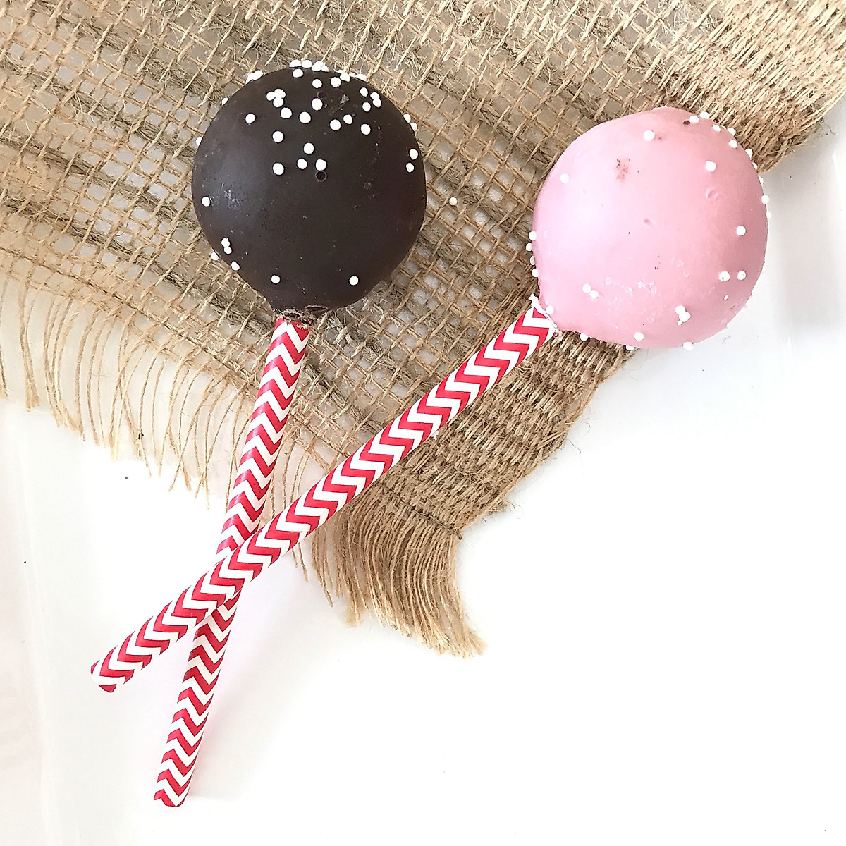 Paper Drinking Straws - Red and White - Christmas Valentine Birthday Party Supply - Stripe Chevron Polka Dot - 7.75 Inches - 100 Pack Outside the Box Papers Brand