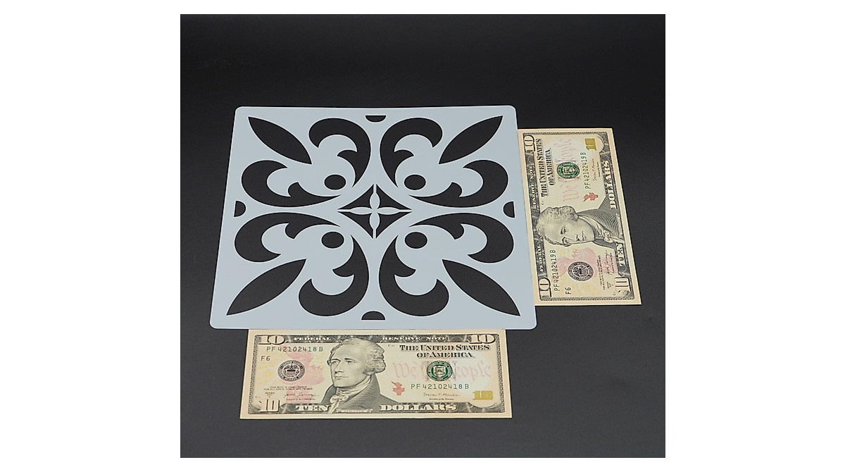 16-Pack Spanish Tile Stencil Set for DIY Wall & Floor Decor
