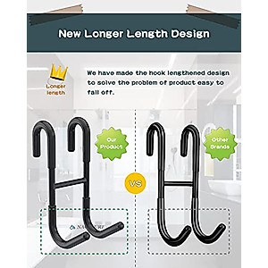 NACETURE Over Shower Door Hooks (3 Pack) Towel Hooks Towel Hanger for Bathroom No Drill Frameless Glass –Stainless Steel Bar Holder, Shower Squeegee Rack, Glass Robe Hook for Organize (Black 3 Pack)