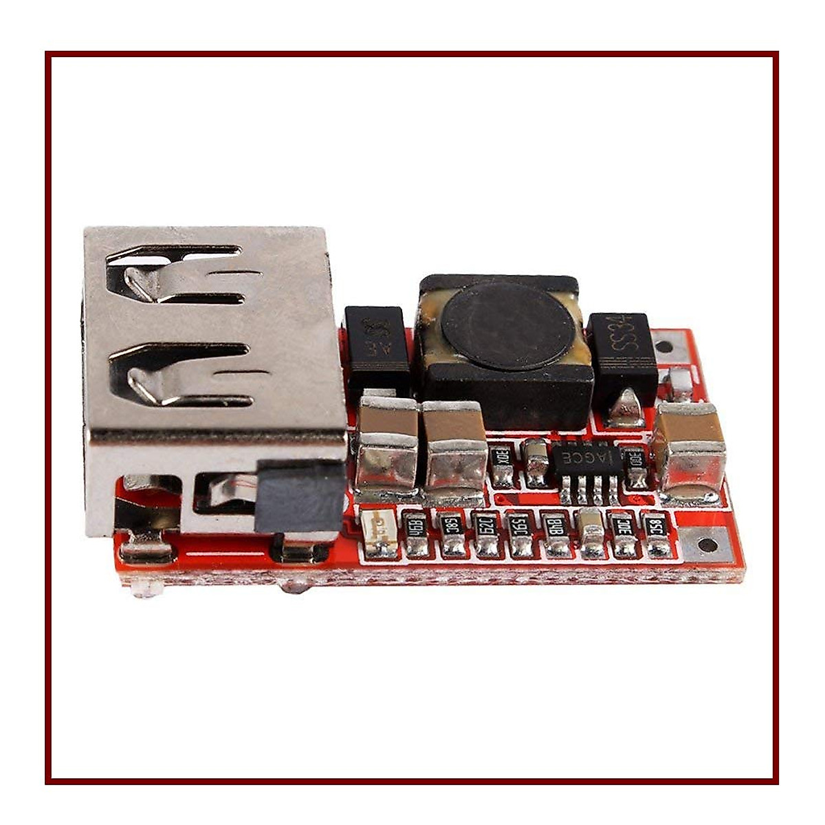 KOOBOOK 5Pcs DC-DC 6-20V 12V to 5V 3A CAR USB Charger Module DC Buck Step Down Converter