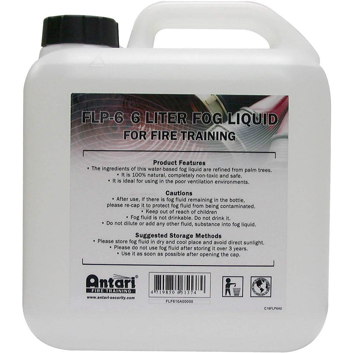 Antari FLP-6 - Fire Training Smoke Fluid (4 Pack)