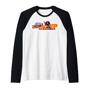 Miraculous Collection Rena Rouge Girl Power Raglan Baseball Tee