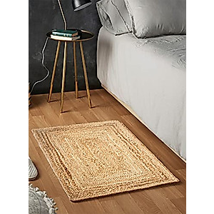 Jute Rug,Rag Rug,Rug, Rugs 2x3 ft,Jute Rug 2x3,Jute Entryway Rug,2x3 Rug,Area Rug, Area Rug 2x3,Braided Area Rug,Entry Rug,Natural Rug, Jute Braided Rugs 2x3 ft (24x36 inch) Natural