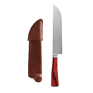 Tramontina Gaucho Style Knife w/Leather Sheath 7inch, 80905/012DS