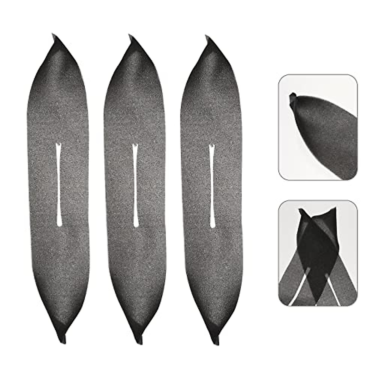 VOSAREA 20pcs Hanger Sponge Pad Anti- Skid Shoulder Support Protectors Anti Slip Hanger Covers for Wire Metal Wood Clothes Garment Coat Hangers Black