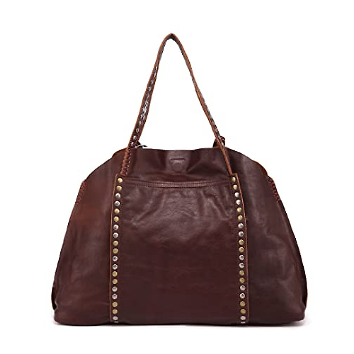 OLD TREND Genuine Leather Birch Tote Bag (Brown)