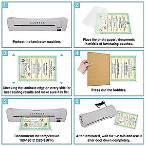 Koala Hot Thermal Laminating Pouches 3 mil 11.5x17.5 Inches Laminating Sheets for Seal 11x17 Inches Photos and Documents 55 Sheets for Extra Protection