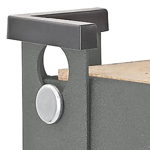 Muscle Rack UR361860-P 4-Tier Steel Shelving Unit 36" Wx18 Dx60 H in Gray