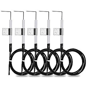 Uniflasy Grill Ignitor Wire Kit & Ignition Electrode for Home Depot Nexgrill 720-0830H, 720-0830D, 720-0888, 720-0888N and Most Nexgrill Grill Models, 5 Pack