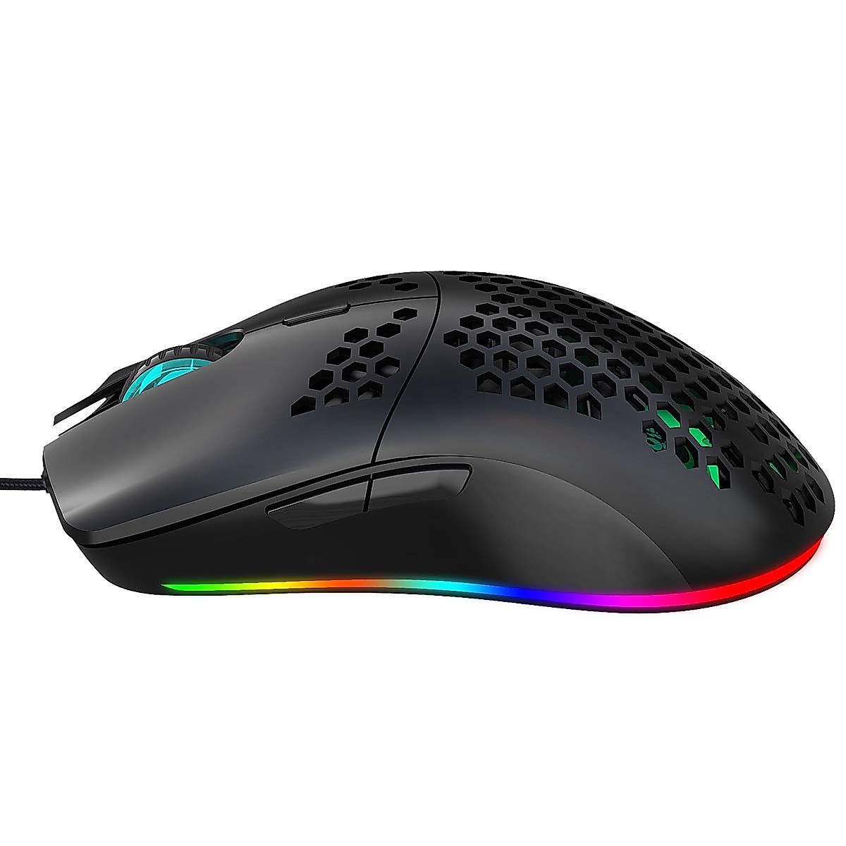Gojiny Wired Gaming Mouse, USB Wired Gaming Mouse 6- Key Macro Programming Mouse 6400DPI Gaming Mouse for PC Laptop Desktop