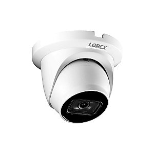 Lorex 4K (8MP) Smart IP Dome Security Camera with Listen-in Audio and Real-Time 30FPS Recording - White