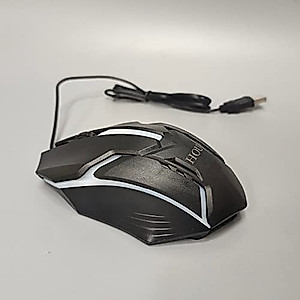 HOU Computer Peripheral Devices, Wired Gaming Mouse, PC Gaming Mice, Ergonomic Computer USB Mouse