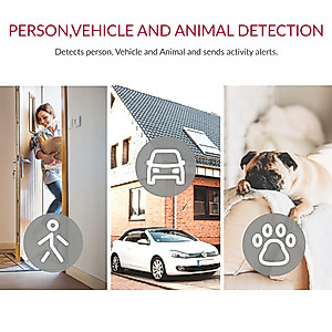YI Pet Security Camera 1pc, 1080p 360-degree Pan-Tilt Smart Indoor IP Cam with Night Vision, 2-Way Audio, Motion-Tracking，Human Detection, Phone App, Compatible with Alexa and Google
