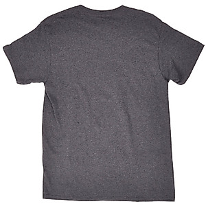 Nintendo Men's Tangled Controller T-Shirt, Medium, Charcoal Heather